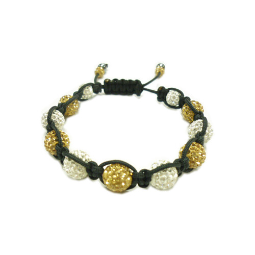 Candy bling friendship bracelet Gold & White - Original Price Now | eBay