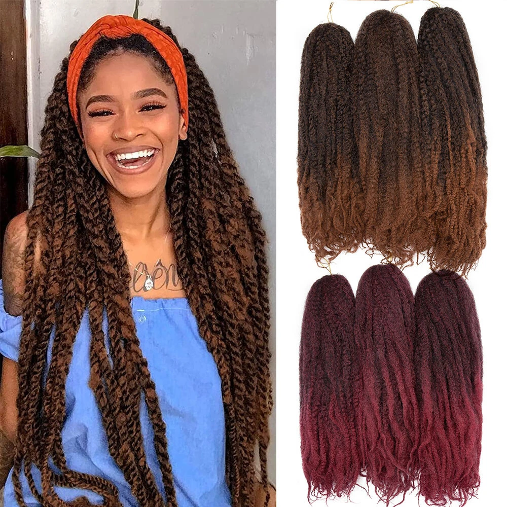 Red Ombre Marley Twists