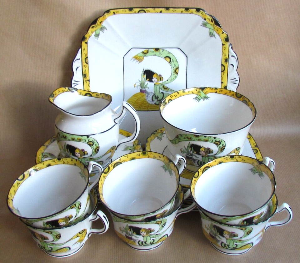 MELBA WARE DOLLY VARDEN PATTERN 3091 SIX PLACE TEA SET (Ref8869) | eBay UK