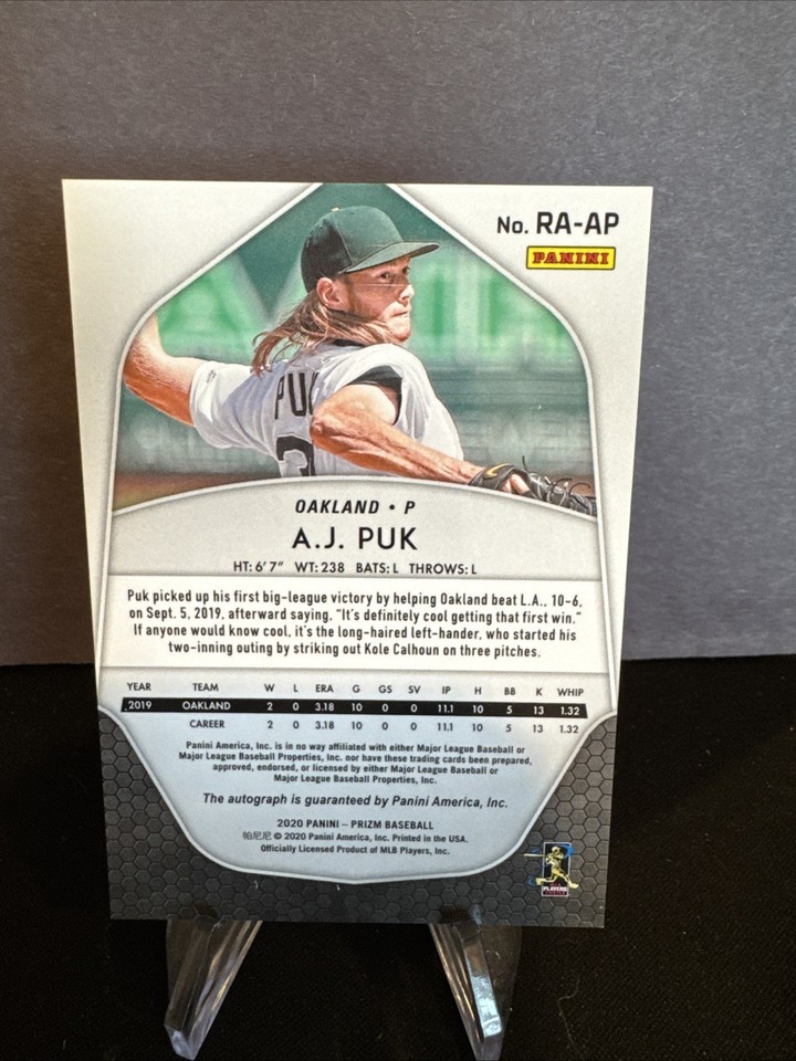 2020 Panini Prizm-AJ Puk RC #RA-AP-Auto | eBay