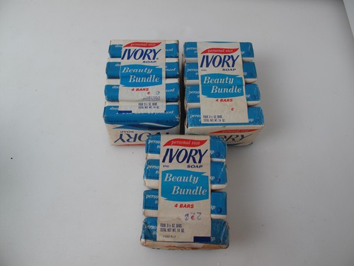 VINTAGE 12 BARS OF PERSONAL SIZE 3 1/2 OZ. IVORY SOAP in ORIGINAL ...