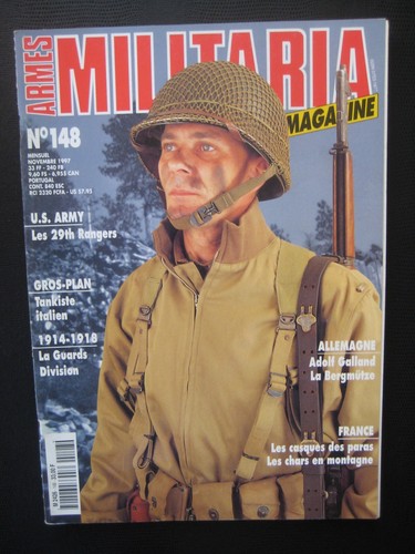 MILITARIA Magazine n° 148 - US ARMY 29th RANGERS - TANKISTE ITALIEN ...