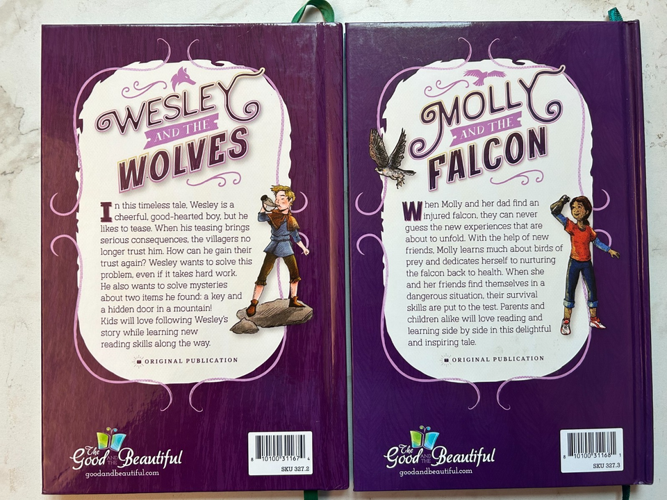 The Good & the Beautiful:Wesley and the Wolves+Molly and the Falcon ...