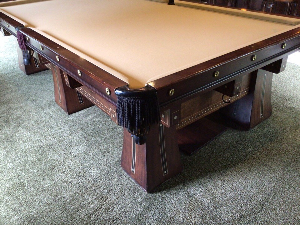 Brunswick-Balke-Collender Pool Table 1920's Kling 5x10 | eBay