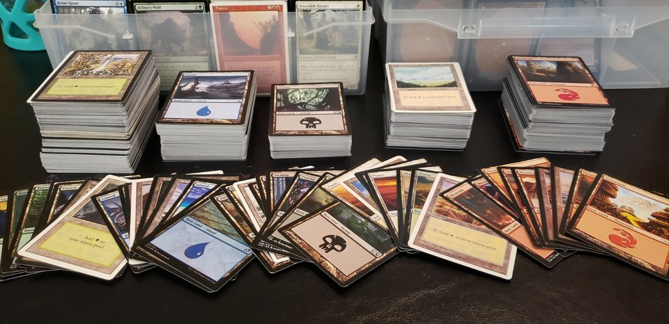 50 LAND MAGIC THE GATHERING MTG CARDS LOT WITH RARES BASIC & NON BASIC ...