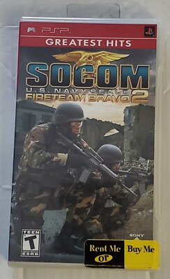 Socom: U.S. Navy Seals Fireteam Bravo 2 PSP Greatest Hits Great ...