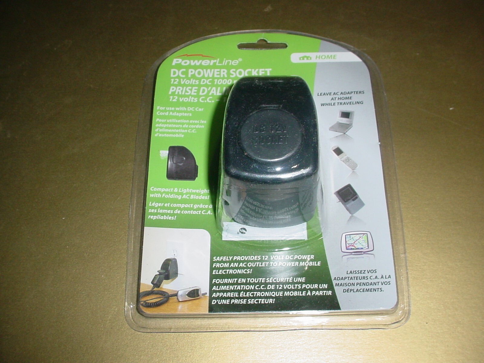 PowerLine 0900-89 12 Volt Adapter Power Wall Outlet Home House ...