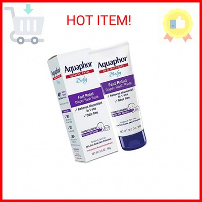 Aquaphor Baby Diaper Rash Paste - For Serious Diaper Rash and Flare-ups ...