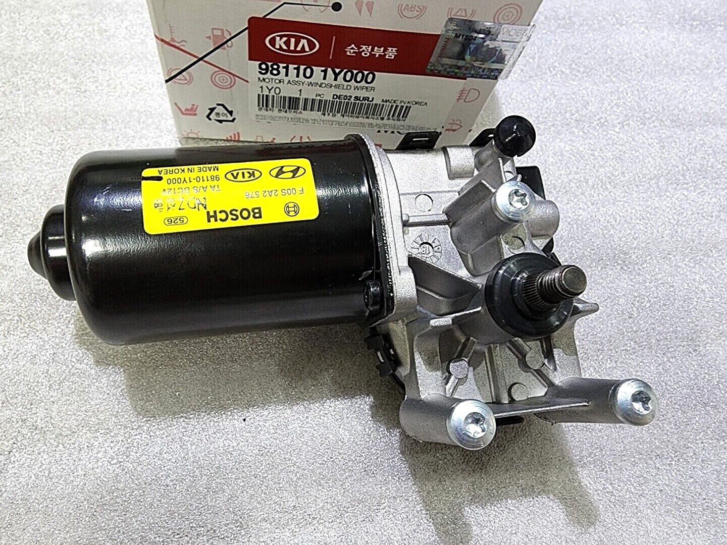 MOTOR ASSY-WINDSHIELD WIPER 981101Y000 98110-1Y000 for Kia Picanto ...