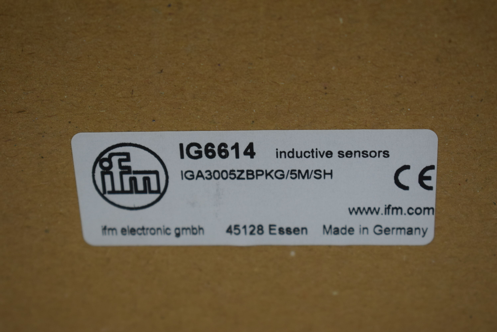 IFM IG6614 IGA3005ZBPKG/5M/SH | eBay