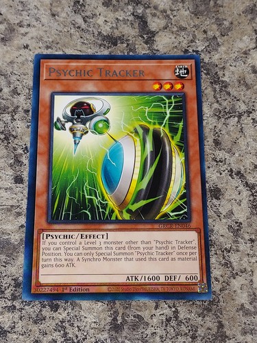 Psychic Tracker GRCR-EN046 - Yugioh! Yu Gi Oh! Rare Nice! | eBay