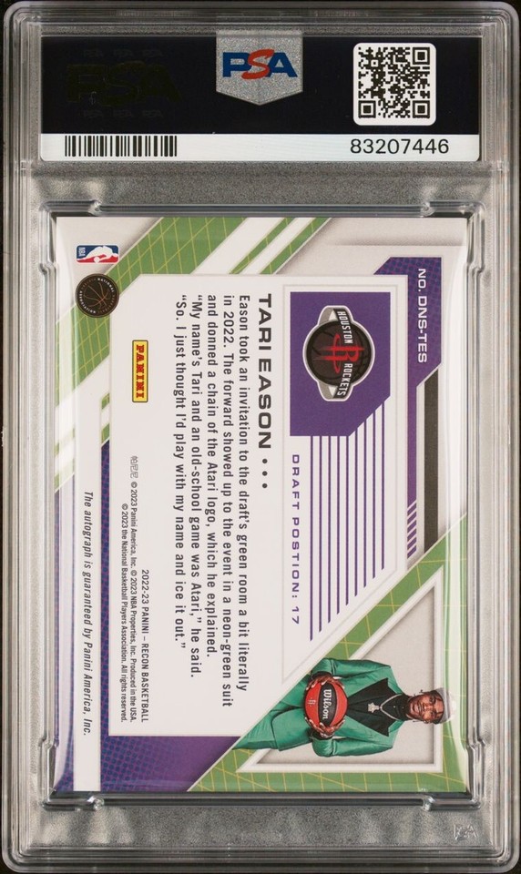 2022 Recon Tari Eason Acetate Draft Night Signature. 08/16 | eBay