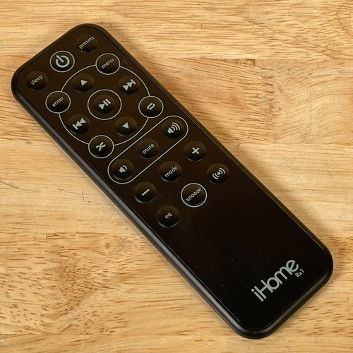 IHome Rz1 Black Wireless Ipod Docking Station Remote Control For IP49 ...