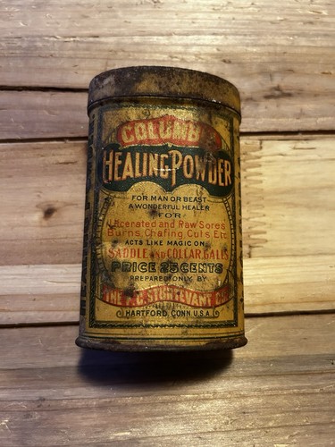 Antique columbia healing powder 1910s *Full Contents | eBay