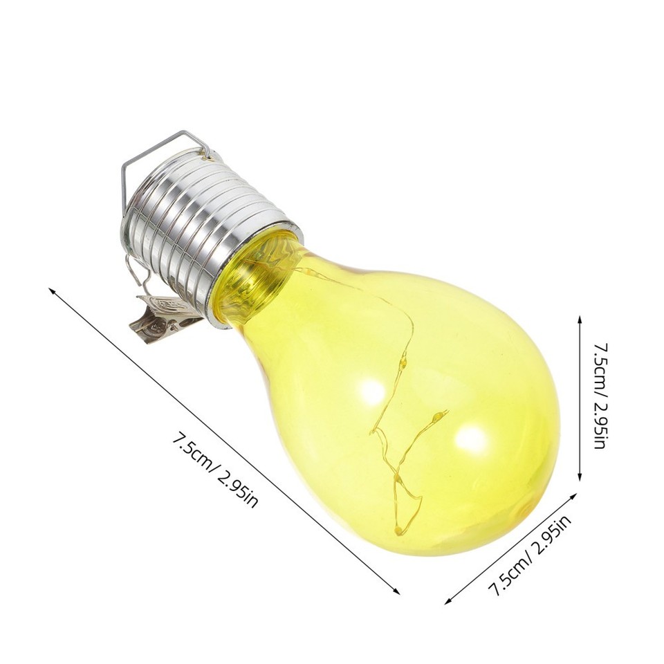 Outdoor Solar Hanging LED Light Bulb Lamp for Garden Camping Patio ...