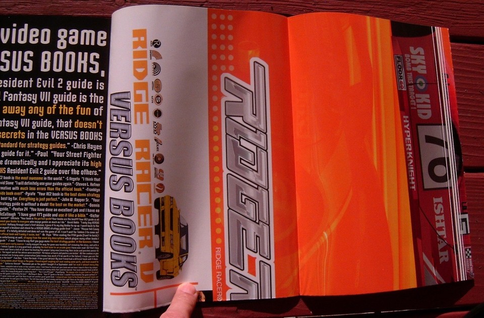 RIDGE RACER V MOTO GP Official PERFECT GUIDE Versus Books 19 Video Game ...