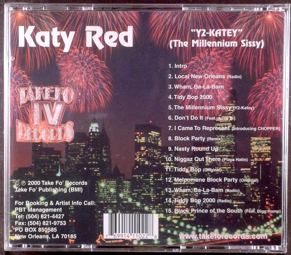 SEALED Katey Red – Y2 Katey Millennium Sissy RARE NOLA BOUNCE RAP *TAKE ...