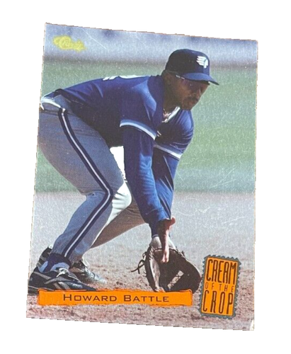 1994 CLASSIC CREAM of the CROP Card # C6 Howard Battle - Toronto Blue ...