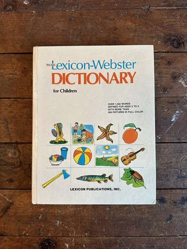 The New Lexicon Webster Dictionary For Children Donald D. Wolf Editor HC 1991 | eBay