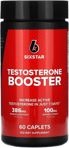 Six Star Testosterone Booster Supplement, Extreme Strength, Enhances 60 ...
