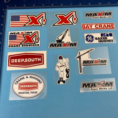 Hard Hats - Crane Stickers