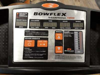 Bowflex TreadClimber tc5000 Treadmill Incline Cardio Workout Machine ...