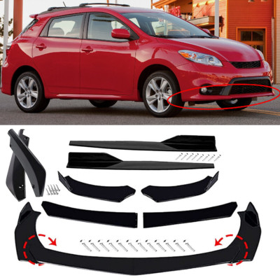 For Toyota Matrix Front Bumper Lip Splitter Lower Spoiler Body Kit ...