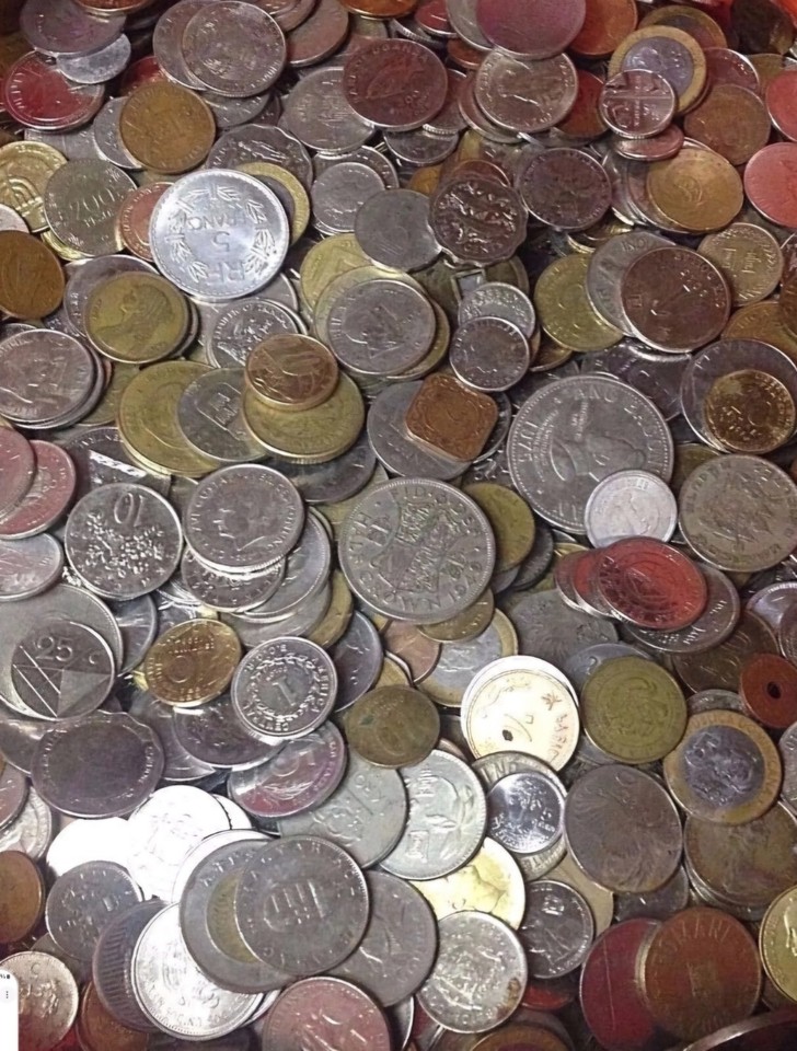 One Pound WORLDWIDE FOREIGN COINS BULK LOT Mix Kids Love Coins | eBay