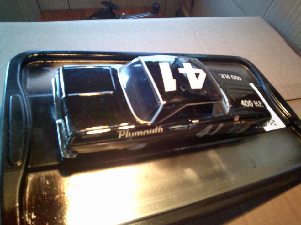 Ultra Rare - 1 of 124 produced Gun Metal NASCAR Diecast 1:24 Plymouth ...