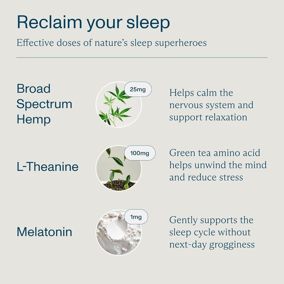 FOCL Deep Sleep Gummies – Melatonin & Herbal Blend Sleep Support – Calm ...