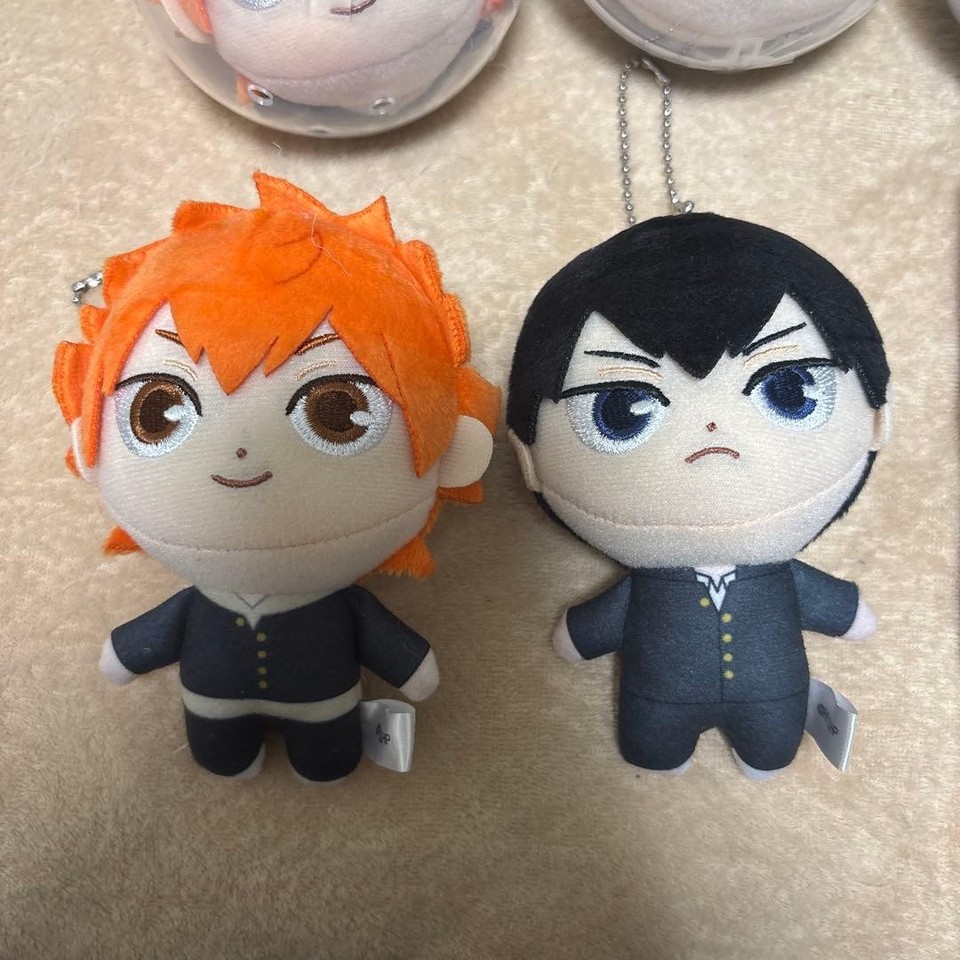 Bandai Haikyu!! Capsule Plush Set 5pcs 11cm Volleyball Anime Figures | eBay