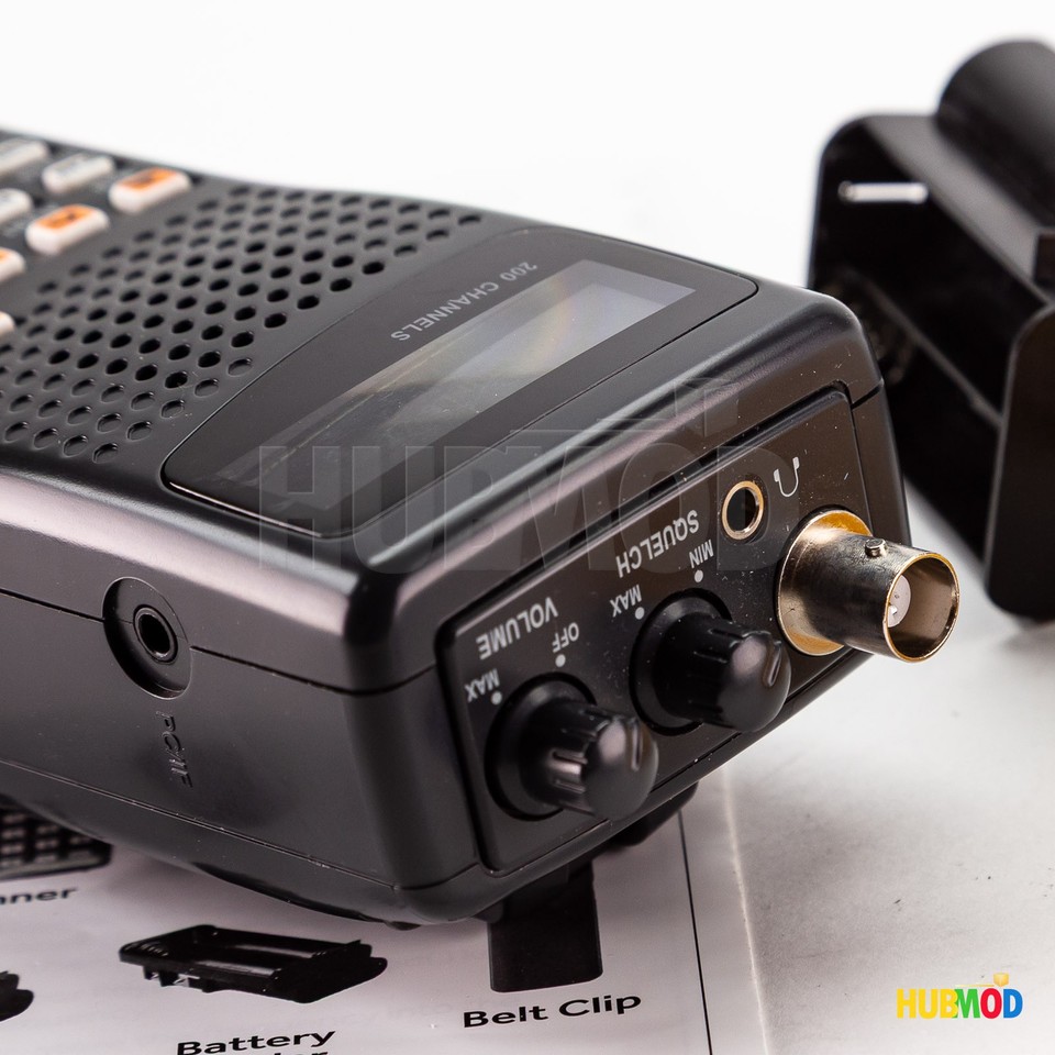 Radio Shack Pro-649 Handheld Scanner, 200 Channel Weather Alert Analog ...