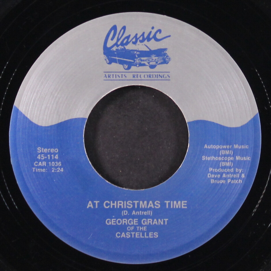 GEORGE GRANT / EARTHA KITT: one little teardrop / at christmas time 7 ...