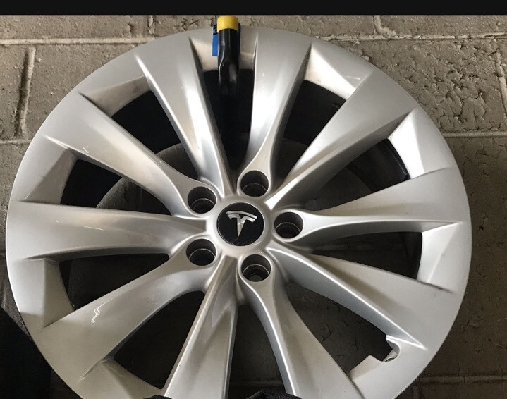 *Tesla Model S Slipstream wheel 19 x 8.0 1059337-00-B | eBay