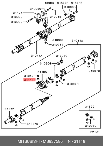 Genuine OE Seal Ring MB837586 For Mitsubishi MB83-7586 | eBay.de
