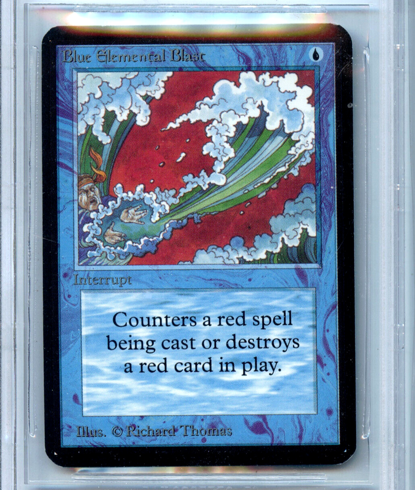MTG Alpha Blue Elemental Blast BGS 7.0 NM Magic card WOTC Amricons 4445 ...