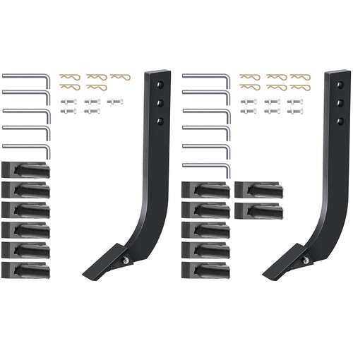 VEVOR 16'' Box Blade Shank Scarifier Shanks Teeth 3 Holes Box Scraper ...