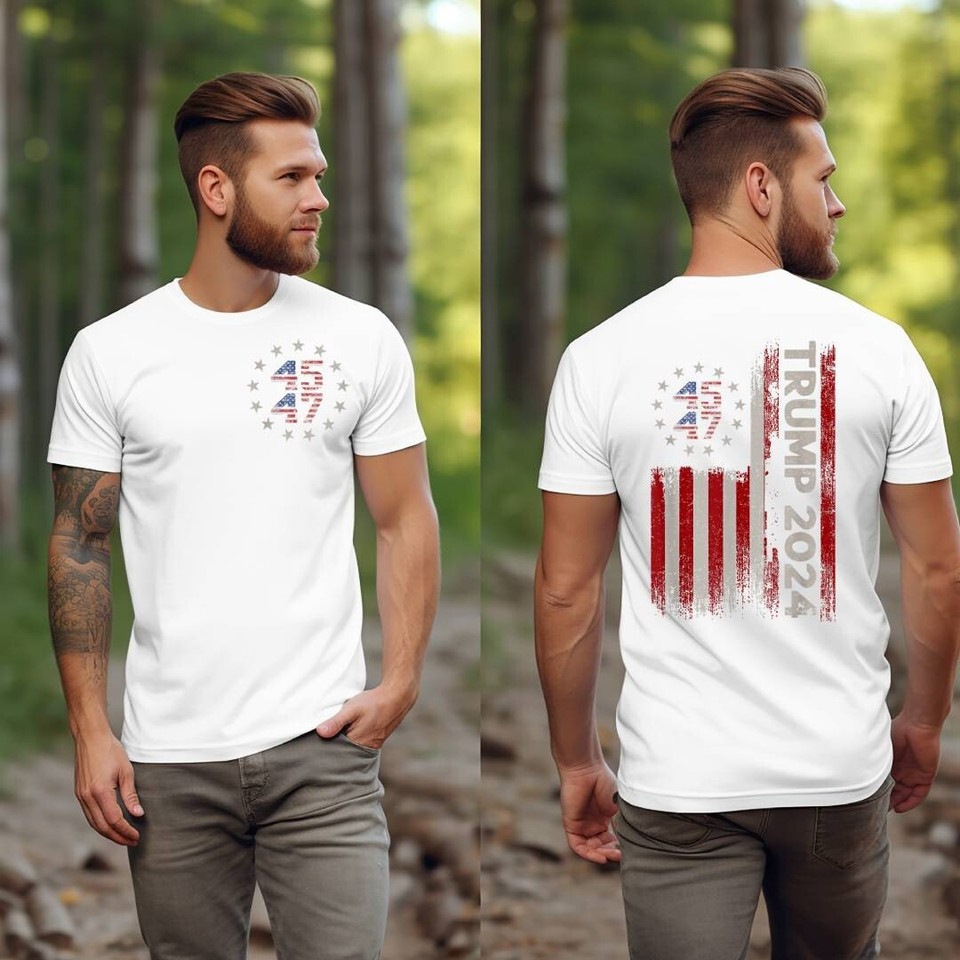 Trump 2024 MAGA 45 47 Missed Me Never Surrender Legend Flag PA Shooting ...