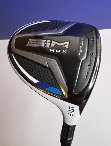 Taylormade SiM Max 5 Wood 18° Ventus Fujikura FW 5-R Shaft 42.5" RH & Head Cover | eBay