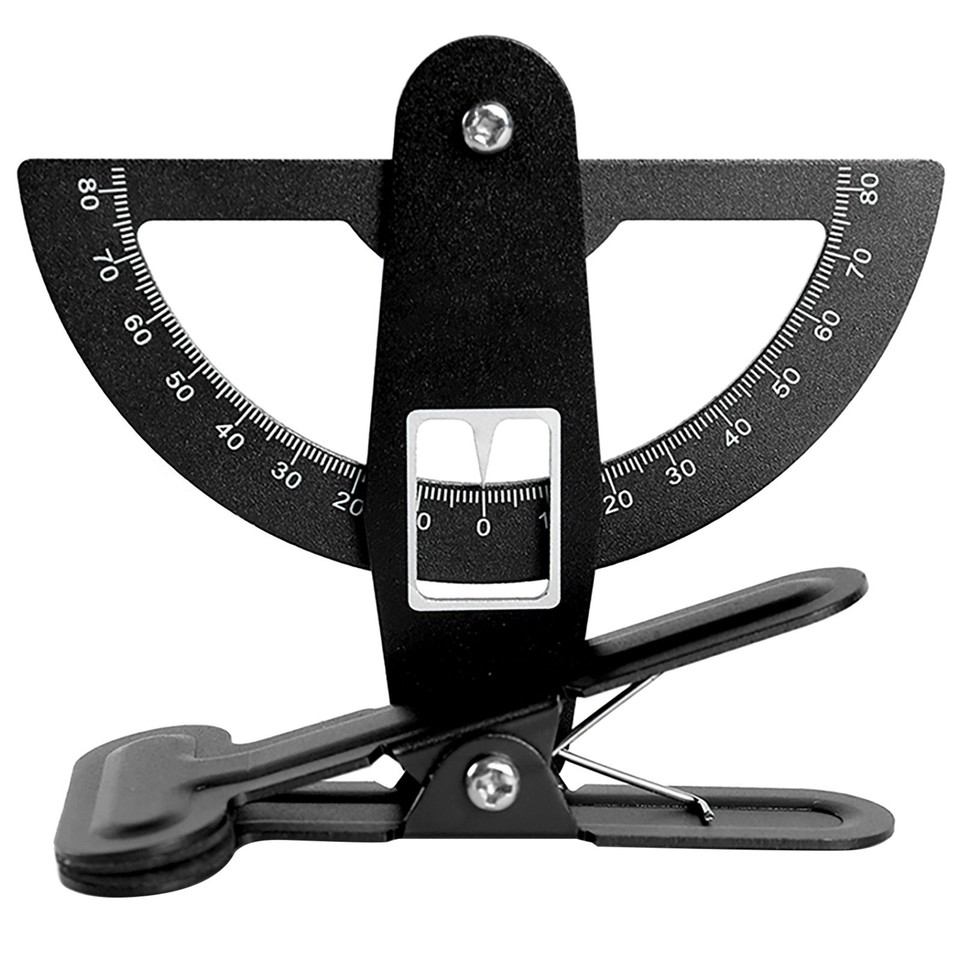 Anodized Aluminum Throw Meter Rudder Angle Ruler Black For RC Model ...