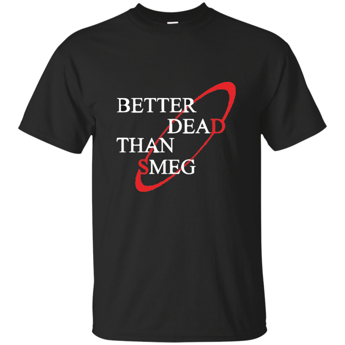 Red Dwarf SCI FI TV Show T Shirt Smeg Head Jupiter Mining BLACK SHIP ...