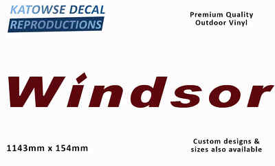 Windsor 2006-08 Caravan Replacement Vinyl Decal Sticker | eBay Australia