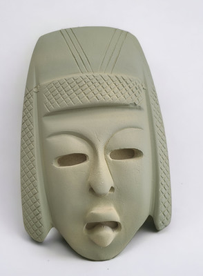 Mayan-Aztec Mask Casting in Hydrostone - Authentic Reproduction. Wall ...