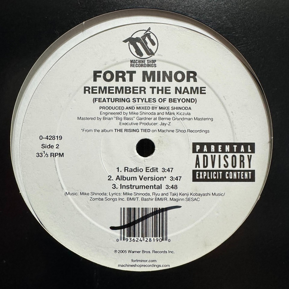 FORT MINOR + STYLES OF BEYOND - PETRIFIED / REMEMBER THE NAME (12 ...