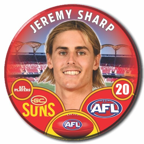 2023 AFL Gold Coast Suns Football Club - SHARP, Jeremy | eBay Australia