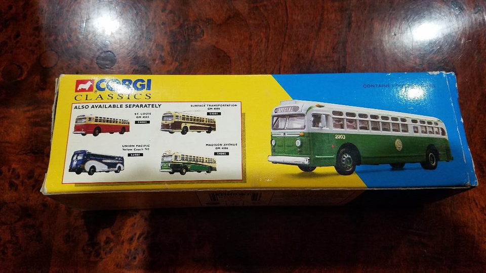 CORGI CLASSICS BUS NEW YORK GM 4507 NIB 1/50 SCALE MODEL 54004 | eBay