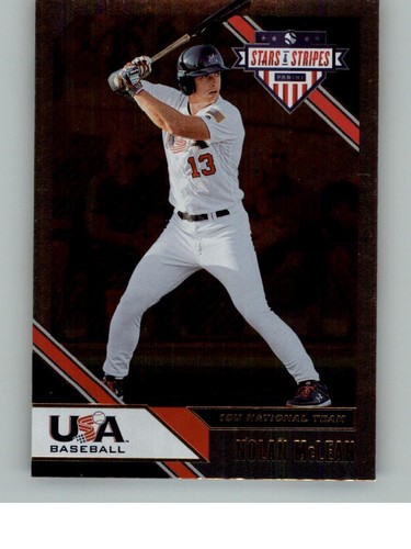 2020 Panini USA Baseball Stars & Stripes #45 Nolan McLean Base ...