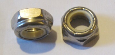 3/8 UNF Nyloc Nuts Thin, Lock, Jam, half nyloc nuts - Stainless Steel ...