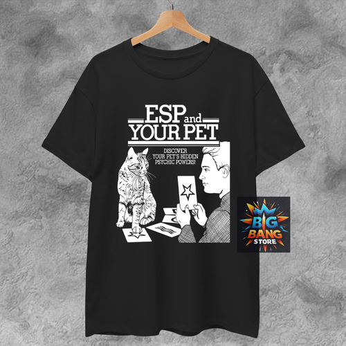 ESP and YOUR PET Shirt, psychic pets cute cats weird kawaii cult ...