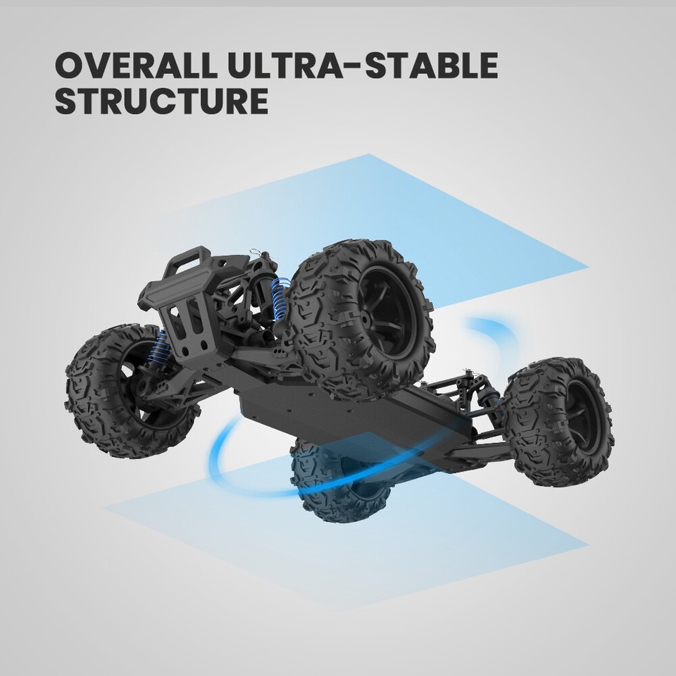 DEERC 9300 4WD RTR RC Car 1:18 High Speed 40+ MPH Off Road Trucks for ...